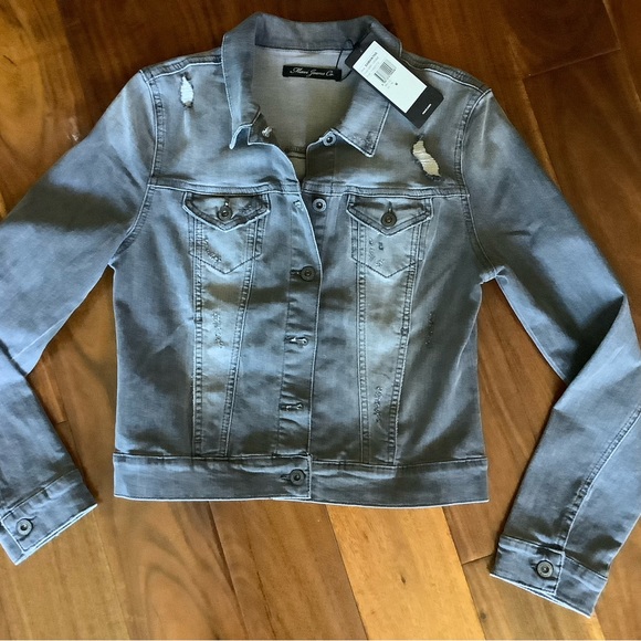Mavi | Jackets & Coats | New With Tag Mavi Jean Samantha Grey Vintage ...